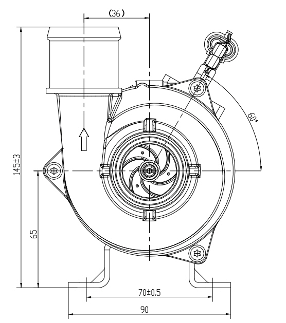 24VDC heavy duty electronic water pump for BMS ,glycol water for ...