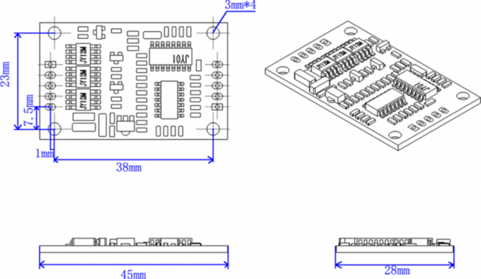 Mini BLDC Motor Driver Board With PWM Speed Control For Industrial ...