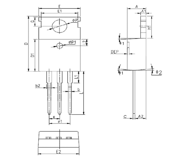 JY09M N Channel Enhancement Mode Power MOSFET TO-220 Package