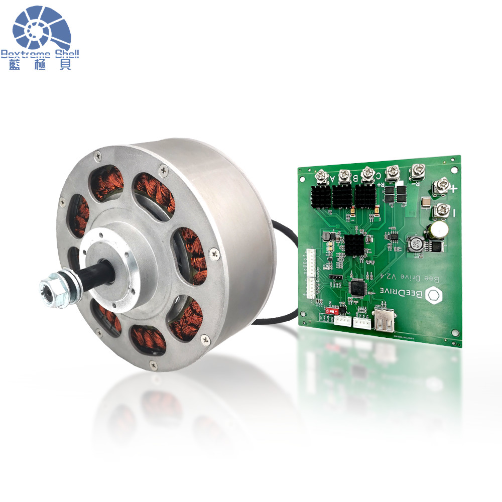 6.5 Inch High Torque BLDC Servo Motor With Build In Encoder